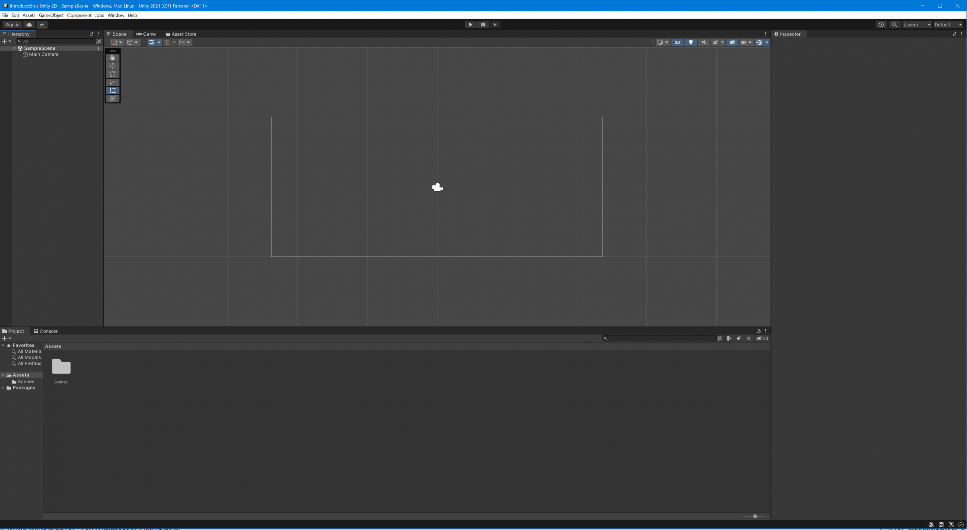 La interfaz de Unity | Jairo García Rincón